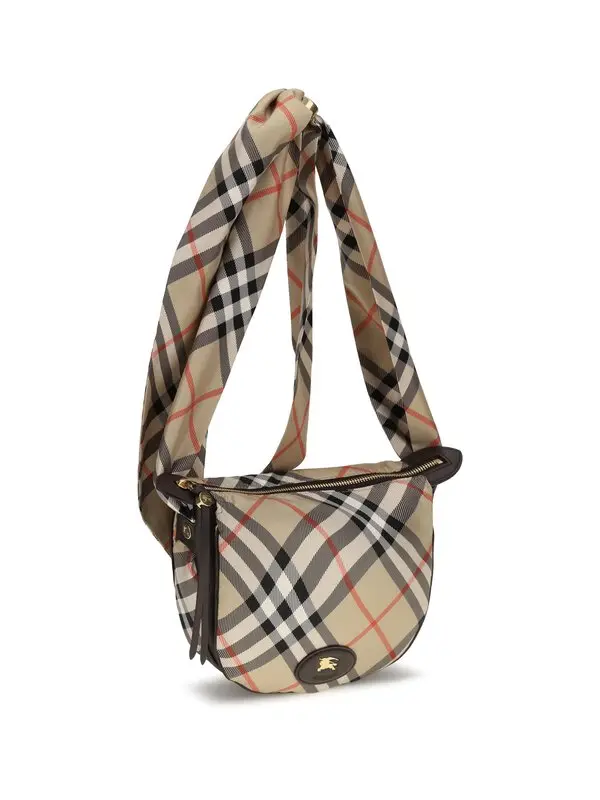 Burberry Ribbon Silk Twill Shoulder Bag