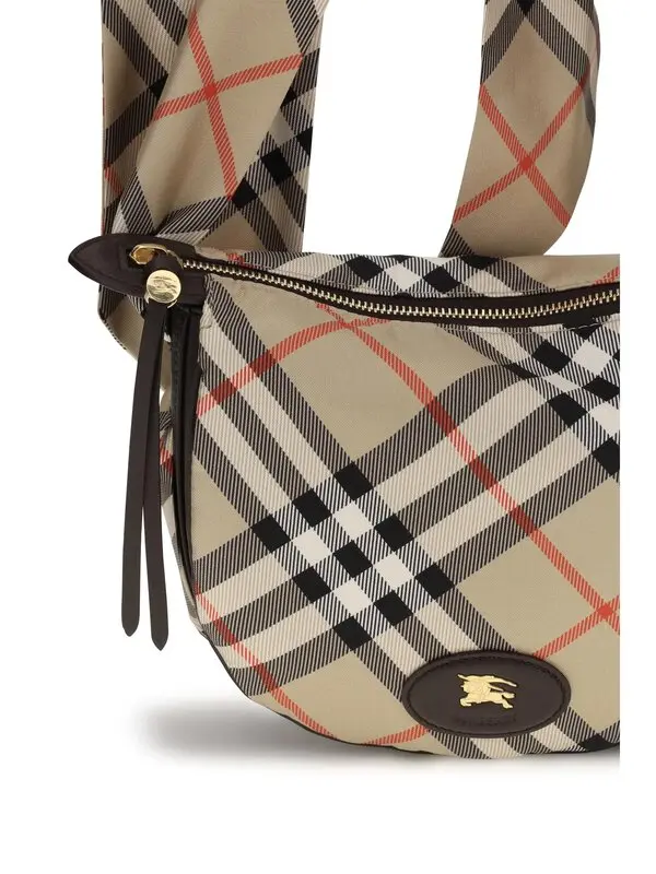 Burberry Ribbon Silk Twill Shoulder Bag