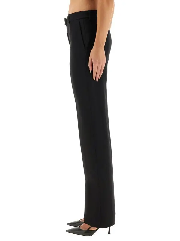 Alexander McQueen Wool Gabardine Tailored Pants
