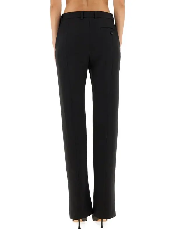 Alexander McQueen Wool Gabardine Tailored Pants