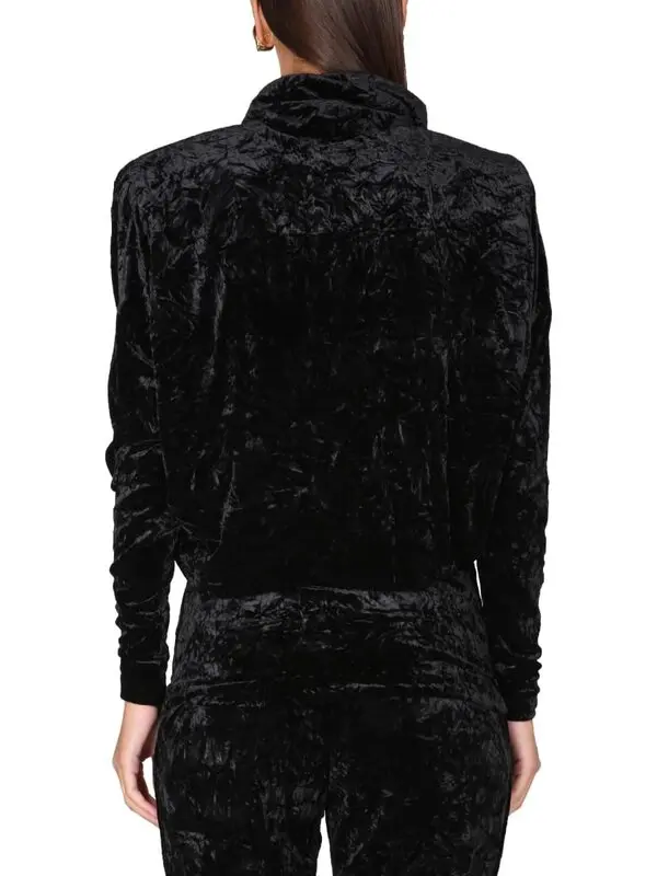 Saint Laurent Velvet Turtleneck Top