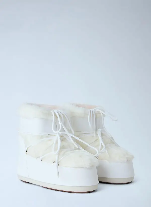 Moon Boot Icon Low Faux Fur Boots