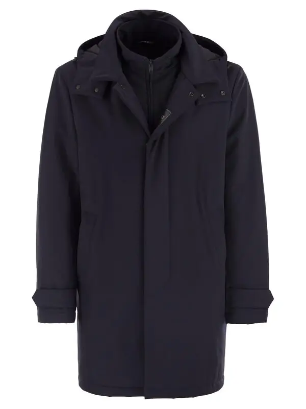 FAY Morning Coat Travel In Jersey Stretch