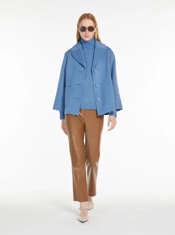 Max Mara Sublime Flared Eco-leather Trousers - Brown