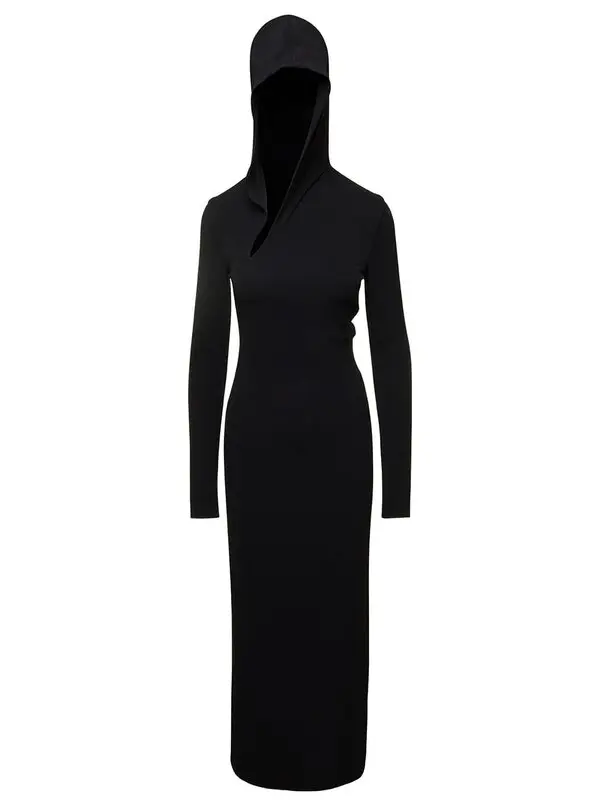 Versace Cut-out Hooded Maxi Dress - Multicolor
