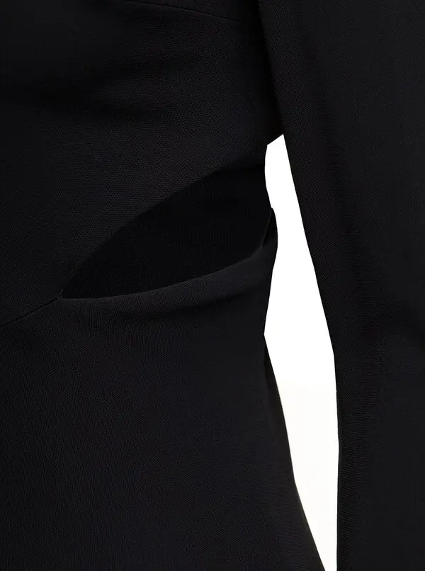 Versace Cut-out Hooded Maxi Dress - Multicolor