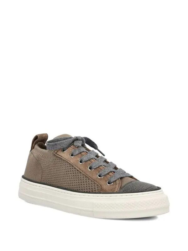 Brunello Cucinelli Leather Sneakers - Multicolor