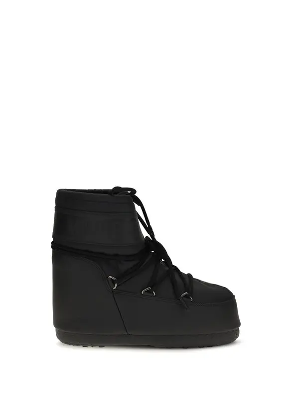 Moon Boot Icon Low Rubber Boots - Black