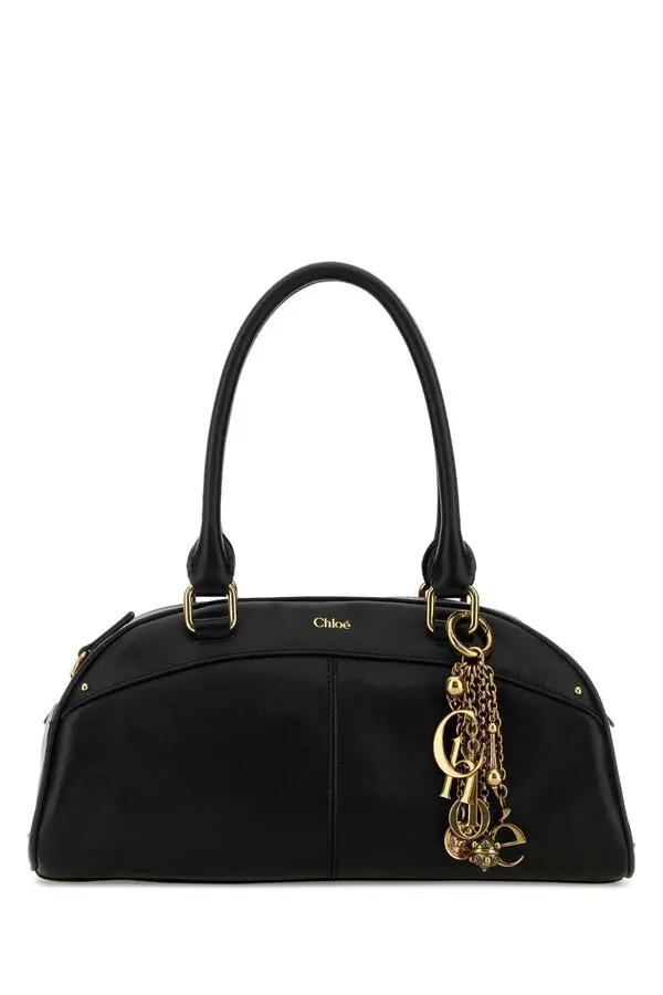 Chloé Leather Bowling Handbag