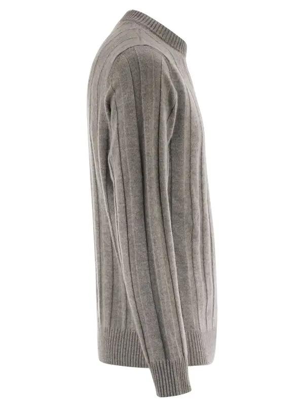 Peserico Wool And Cashmere Ribbed Jumper
