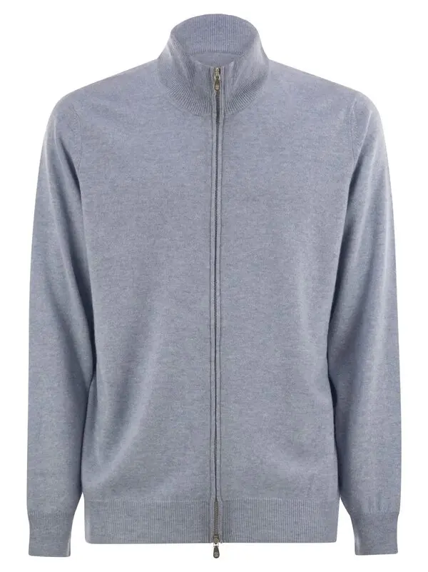 Brunello Cucinelli Cashmere Cardigan - Blue