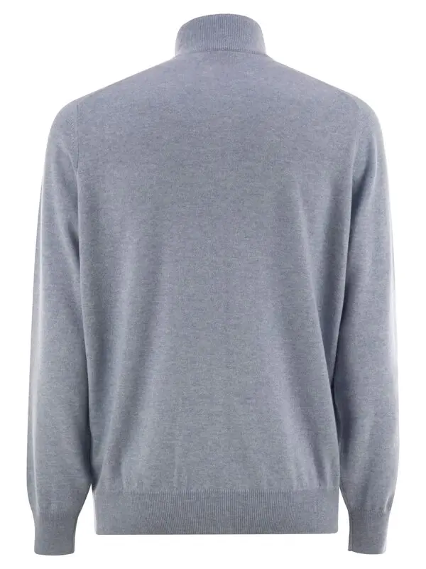 Brunello Cucinelli Cashmere Cardigan - Blue