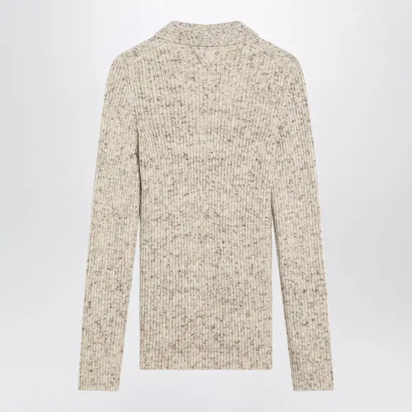 Prada Wool Blend Polo - Brown