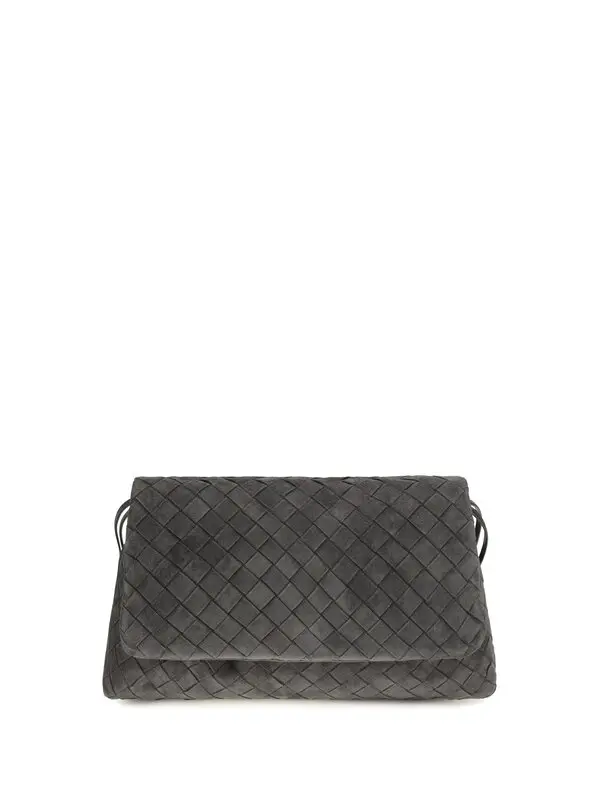 Bottega Veneta Giorno Shoulder Bag - Gray