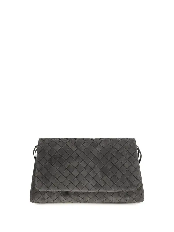 Bottega Veneta Giorno Shoulder Bag - Gray