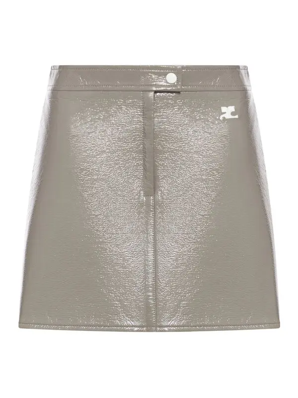 COURREGES Vinyl Re-edition Miniskirt - Multicolor