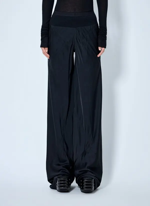 Rick Owens Bias Wide-leg Pants - Black