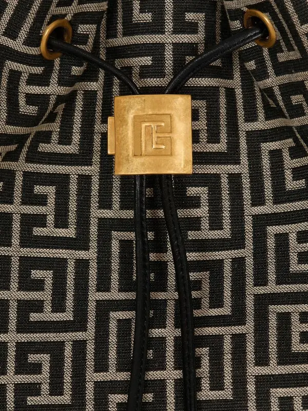 Balmain Sync Monogram Backpack