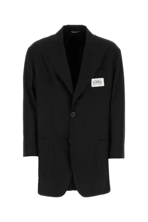 Dolce & Gabbana Shantung Oversize Blazer