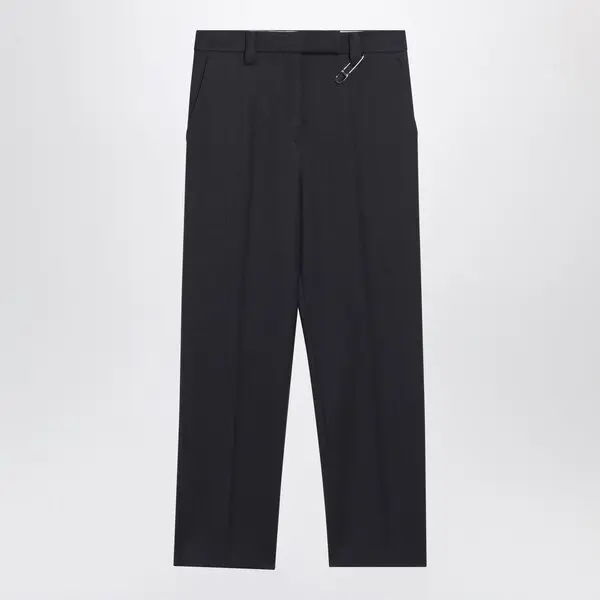 Prada Anthracite Grey Wool Trousers