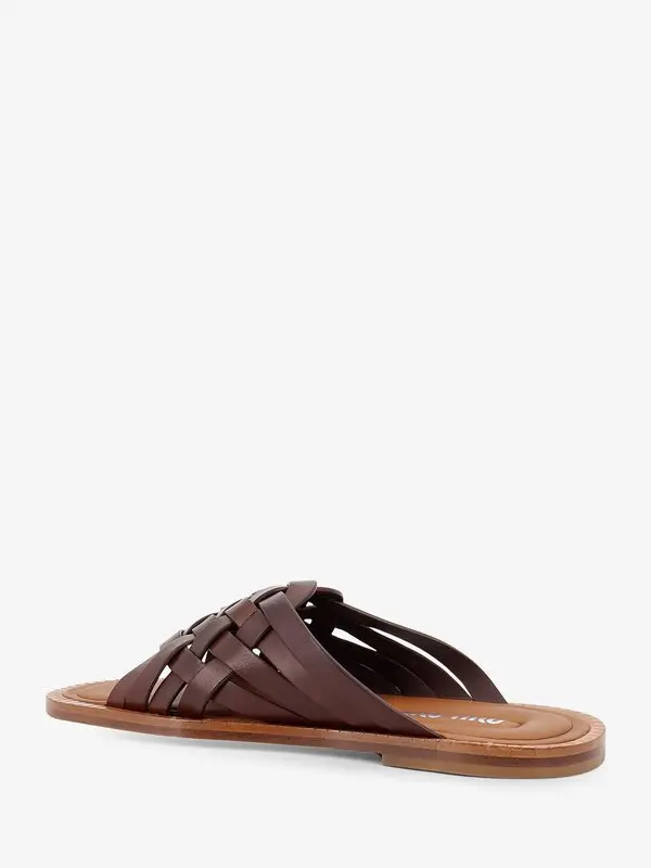 Miu Miu Leather Sandals - Multicolor