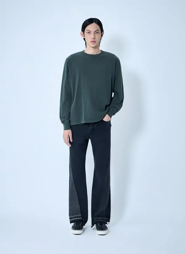 GALLERY DEPT. Twisted Wide Leg Jeans