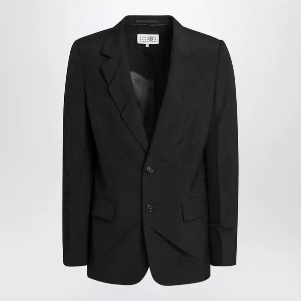 MAISON MARGIELA Wool-blend Jacket - Black