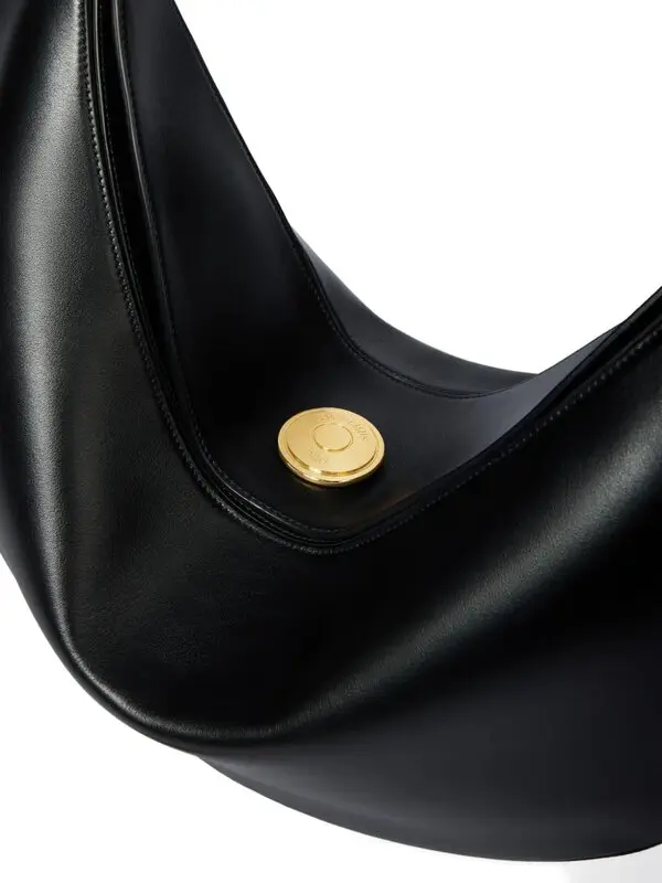 Jacquemus Crescent Leather Bag - Black