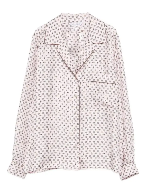 Max Mara Silk Printed Shirt - Multicolor