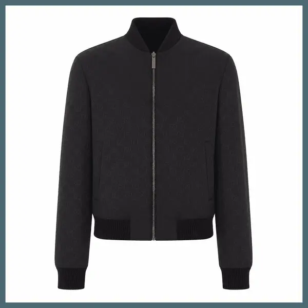 Gucci Lightweight Silk Faille Reversible Zipper Jacket