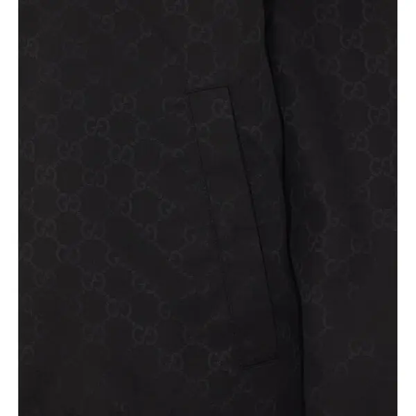 Gucci Lightweight Silk Faille Reversible Zipper Jacket