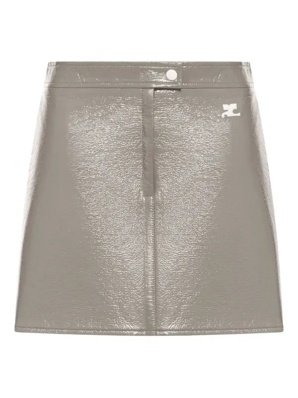COURREGES Miniskirt With Logo