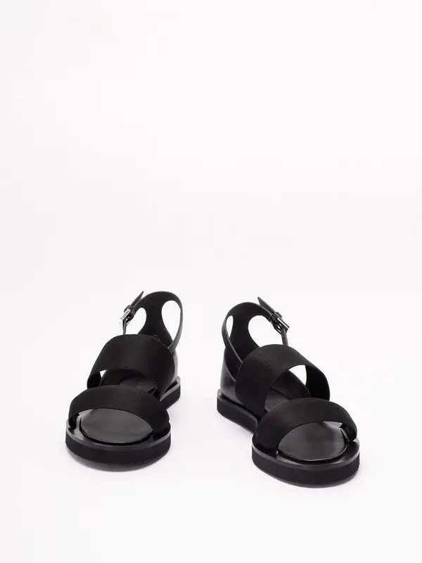 Max Mara Leather Flat Sandals