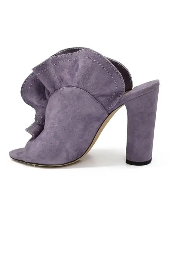 JIMMY CHOO Haile 100 Mules - Purple