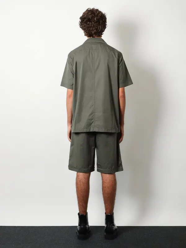 Dolce & Gabbana Cotton Shirt With Logo Patch