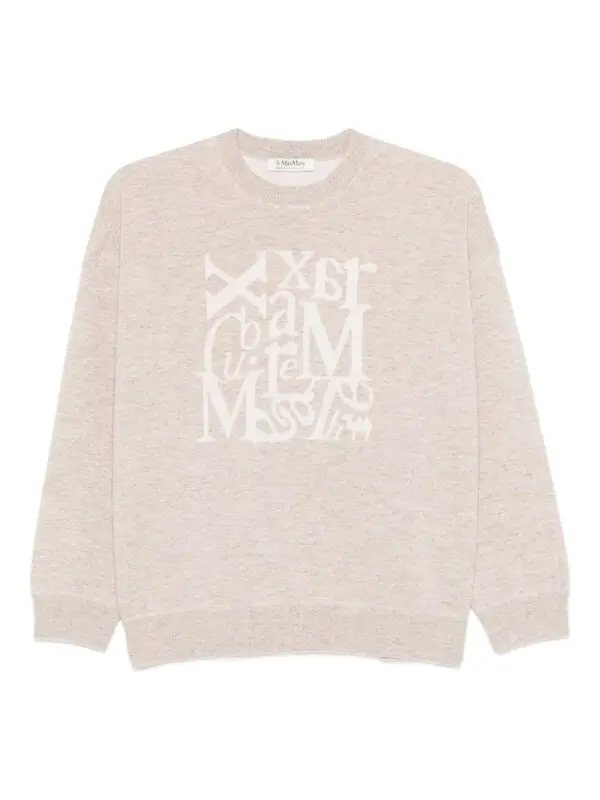 Max Mara Logo Crewneck Sweater - Multicolor