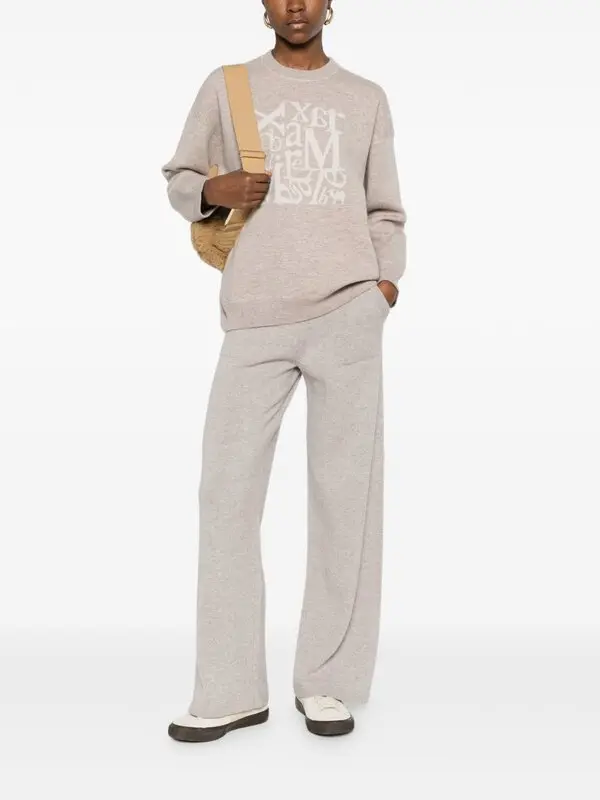 Max Mara Logo Crewneck Sweater - Multicolor