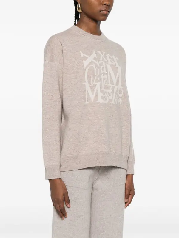 Max Mara Logo Crewneck Sweater - Multicolor