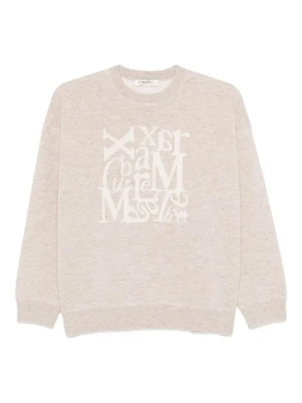 Max Mara Logo Crewneck Sweater - Multicolor