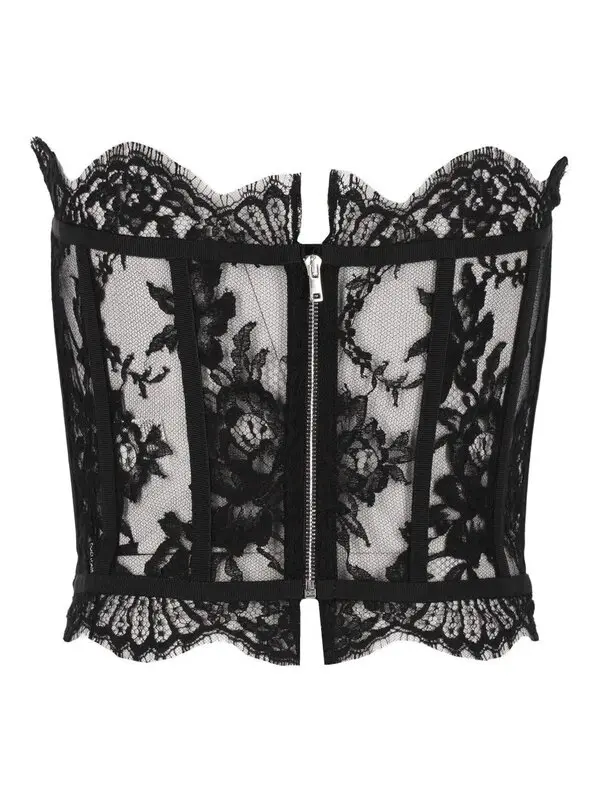 Dolce & Gabbana Chantilly Lace Bustier