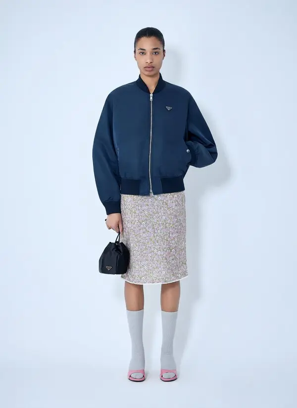 Prada Zip-up Bomber Jacket
