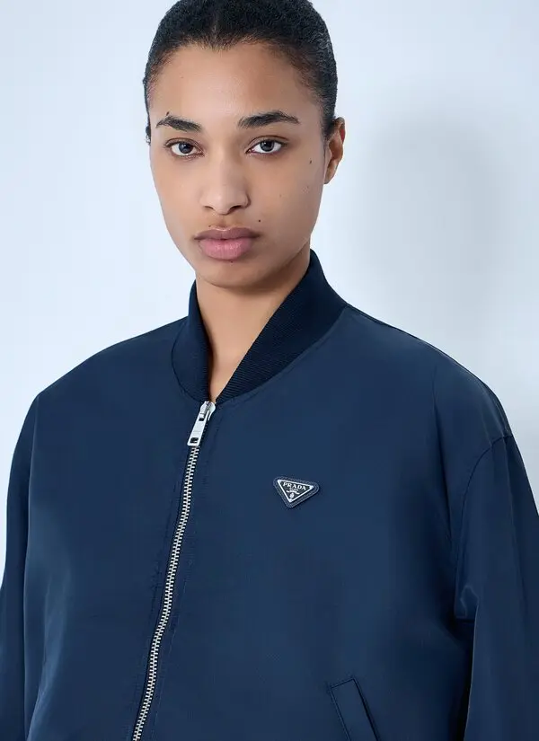 Prada Zip-up Bomber Jacket