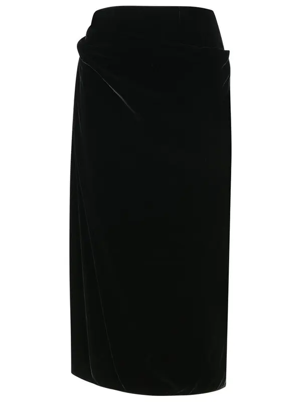 Etro Viscose Blend Skirt - Black
