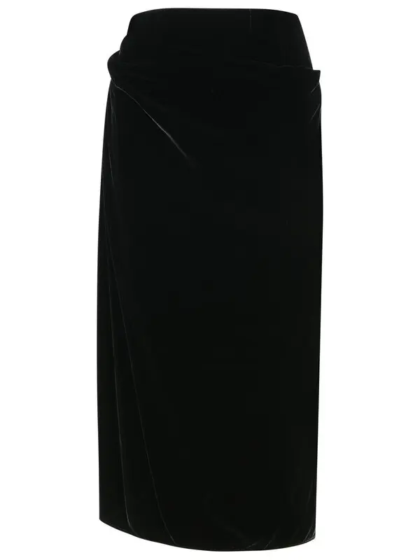 Etro Viscose Blend Skirt - Black