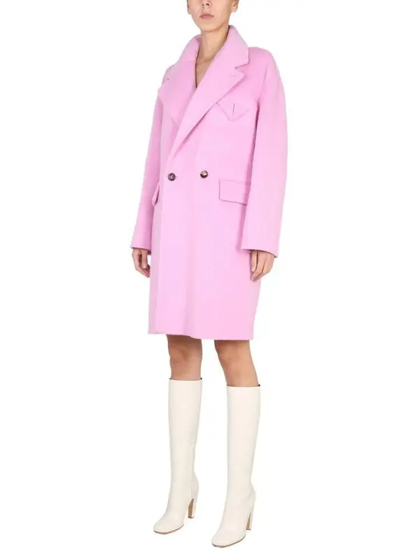 Bottega Veneta Double-face Coat - Pink