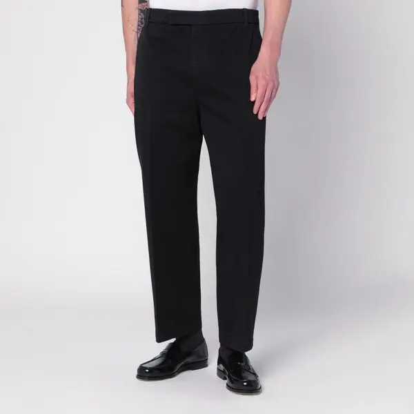 Thom Browne Cotton Trousers - Black