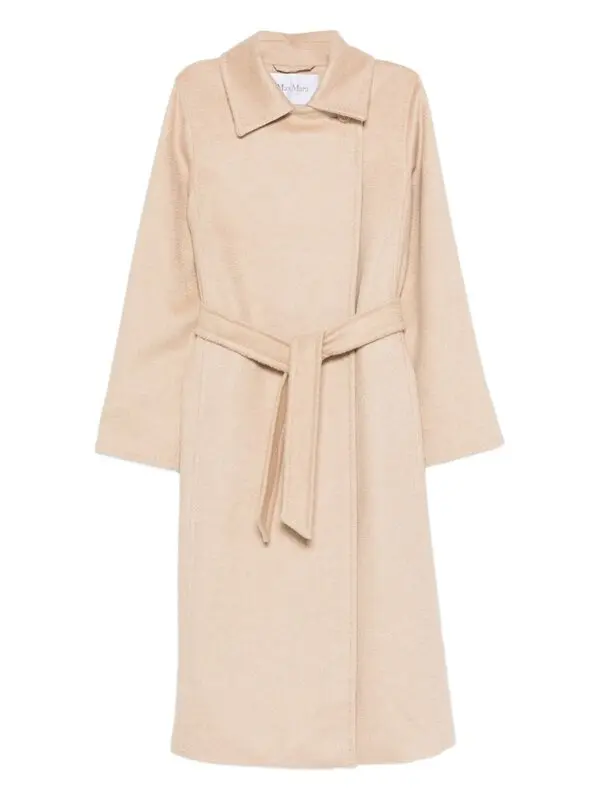 Max Mara Wool Long Coat - Multicolor