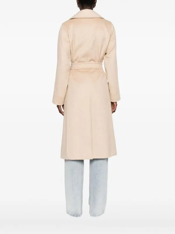 Max Mara Wool Long Coat - Multicolor