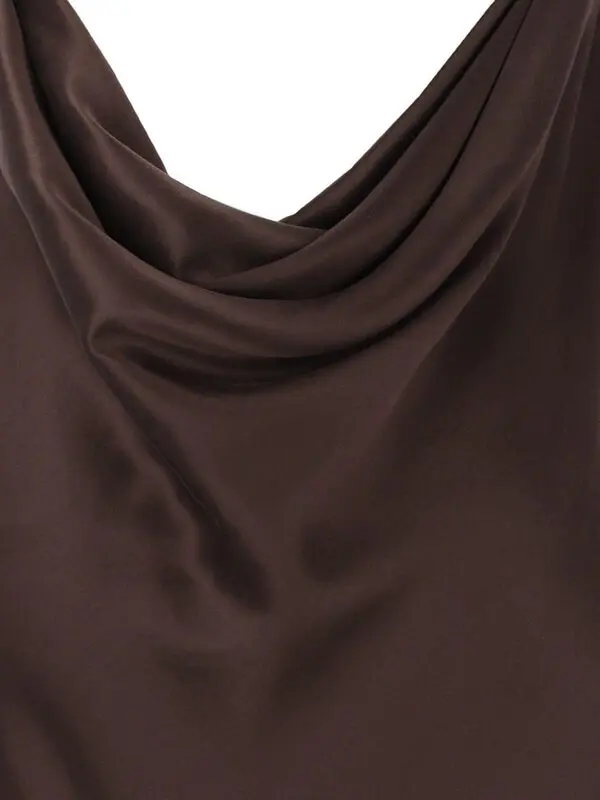TOM FORD Long Silk Evening Dress - Brown