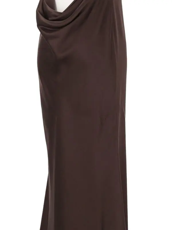 TOM FORD Long Silk Evening Dress - Brown